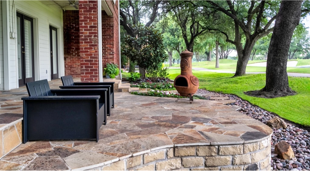 Stone Borders & Retaining Walls - Brentley's Landscape and Construction